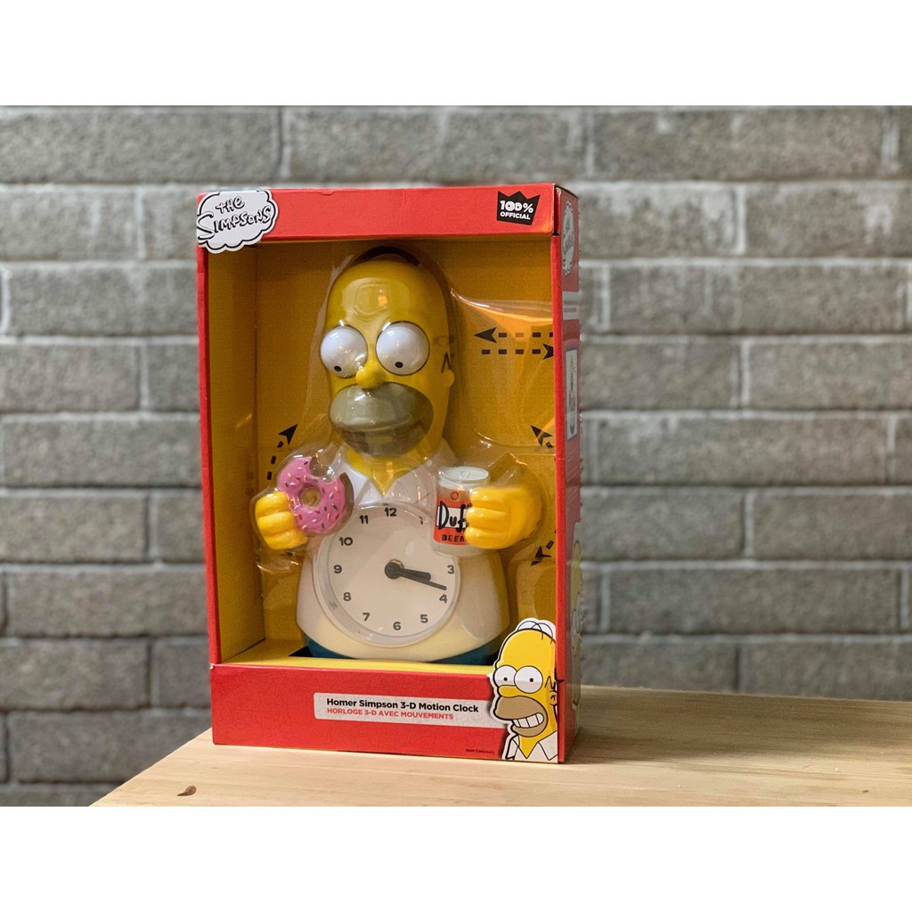 The Simpsons Simpson Family Homer Clock The Simpsons | Shopee Malaysia