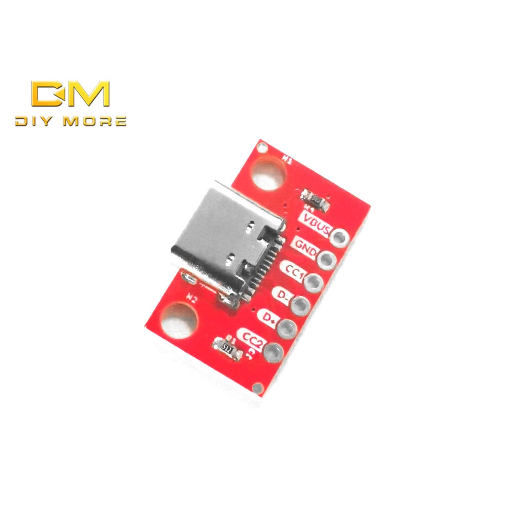 DIYMORE TYPE-C female test board USB3.1 16P to 2.54 high current power ...
