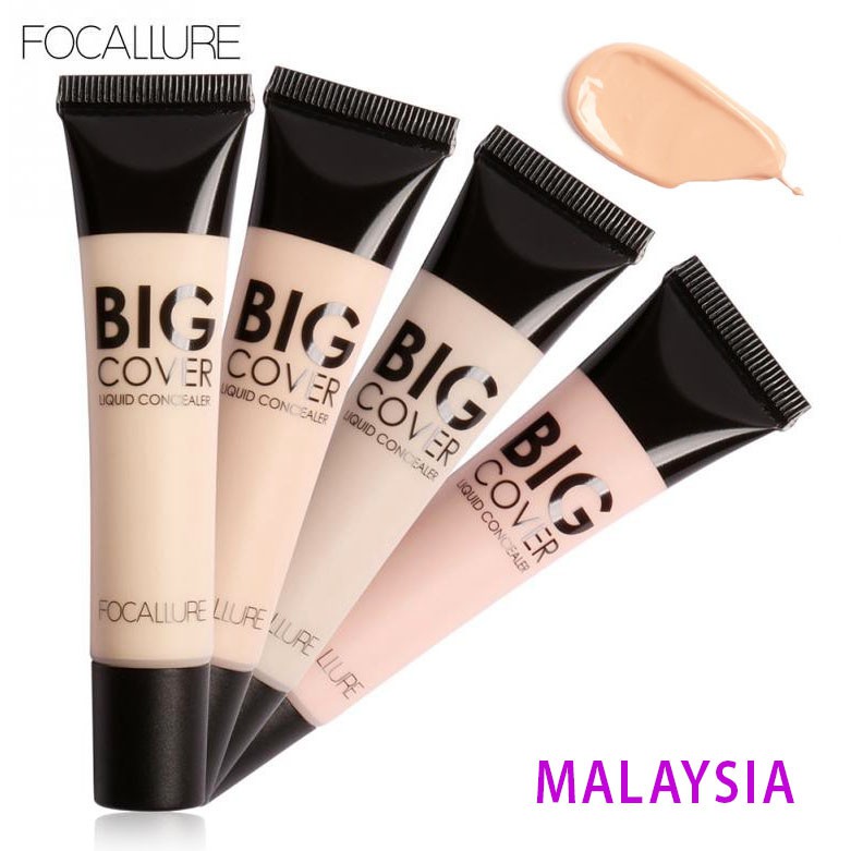 🇲🇾 FOCALLURE Concealer Face Contour Perfect Big Cover Liquid | Shopee ...