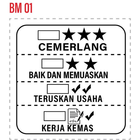 G3030 Rubber Stamp PBD + Ulasan Tahap Penguasaan Penilaian bilik Darjah ...