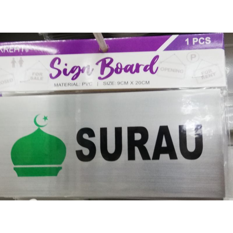 ARCYLIC PVC SIGN BOARD | SIGN BOARD PELBAGAI JENIS | Shopee Malaysia