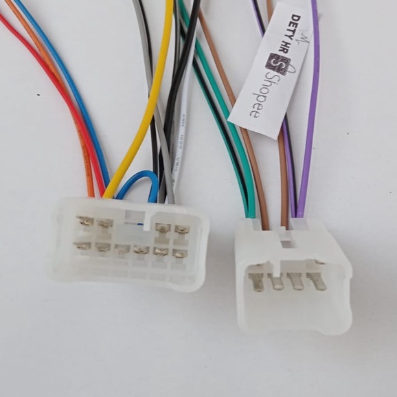 Double Din Socket for Toyota Daihatsu / Tape Socket / Head Unit Socket ...