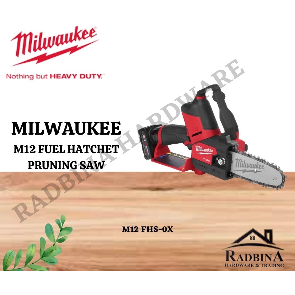 [READY STOCK]MILWAUKEE HATCHET PRUNING SAW (M12 FHS-0X) | Shopee Malaysia