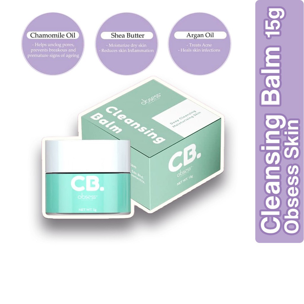 Obsess Cosmetics Cleansing Balm Obsess Skin Double Cleansing Make Up ...