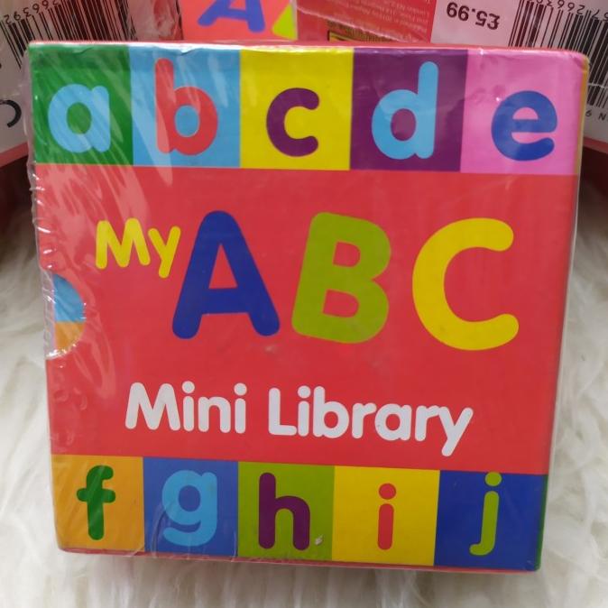My Abc Mini Library 6In1 Book Learning Letters Toddler Book | Shopee ...