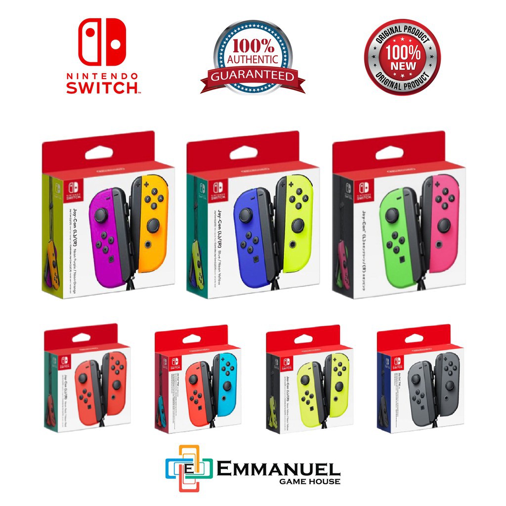 Nintendo Switch Official - JoyCon / Joy Con / Controller - Color You ...