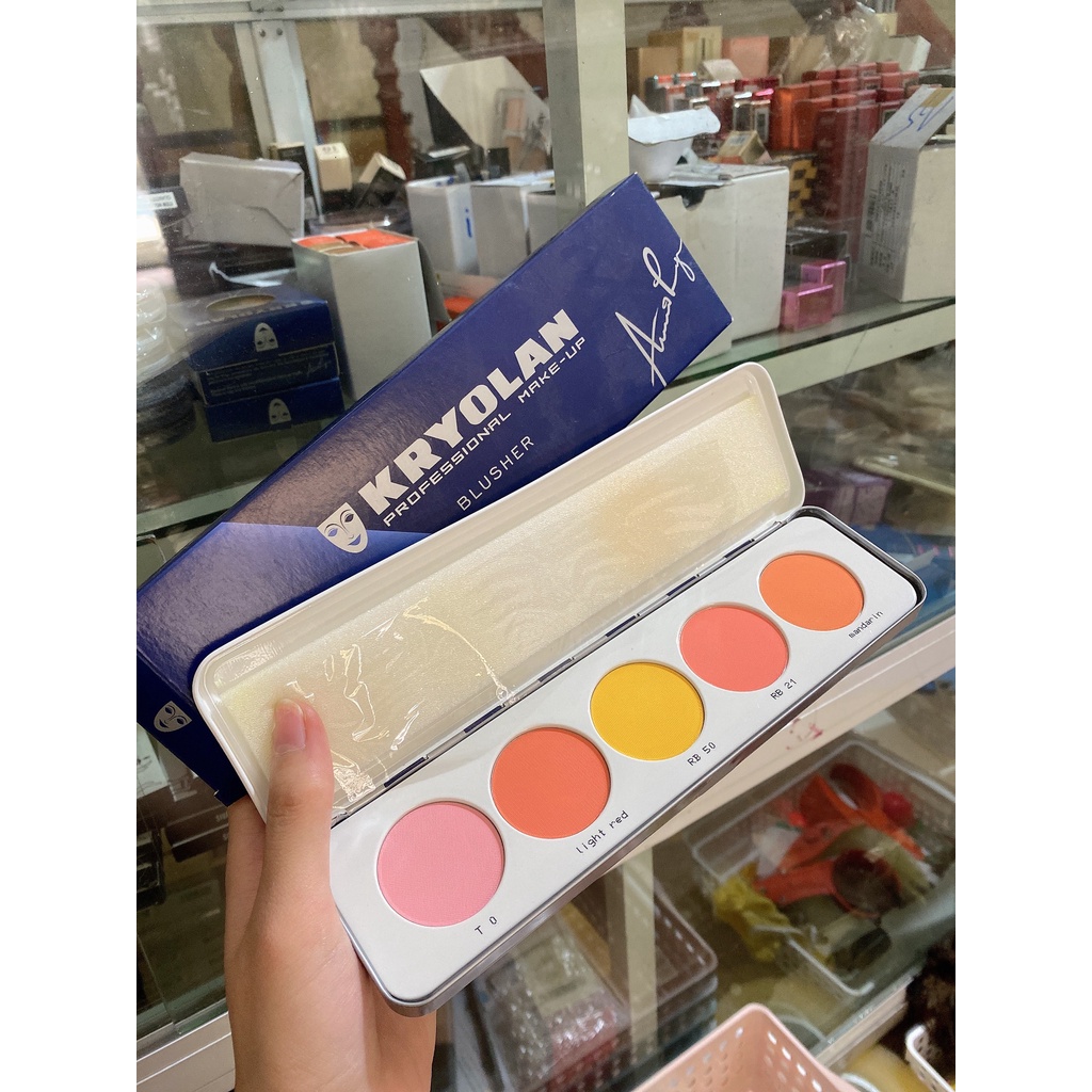 [Genuine] Kryolan 5-Cell Cheek Board | Shopee Malaysia