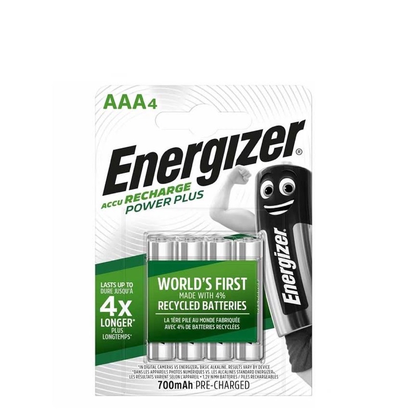 Energizer Recharge AAA Batteries (4x per pack) | Shopee Malaysia