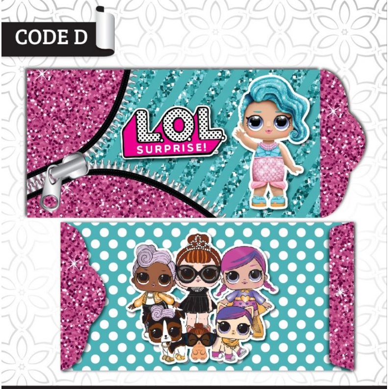 Sampul Duit Raya Aidilfitri Aidiladha 2024 Cartoon Design 10 Keping ...