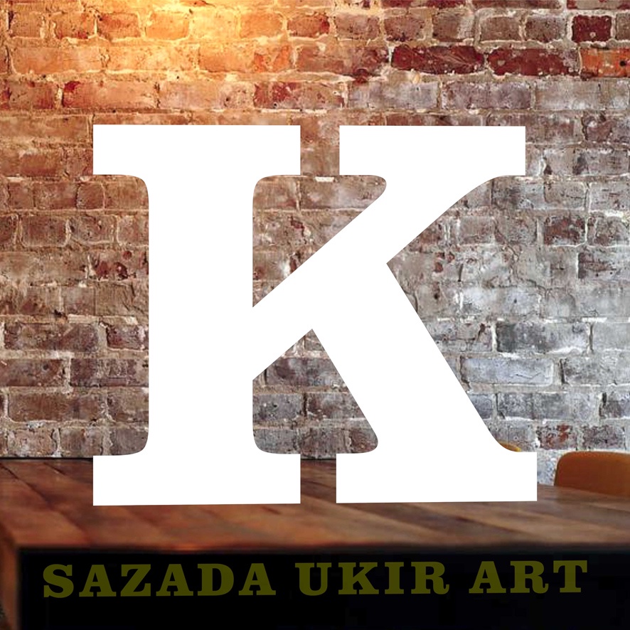 8cm S3 Abjad/Alphabet Alphabet Letter wedding Decoration Table Sign ...