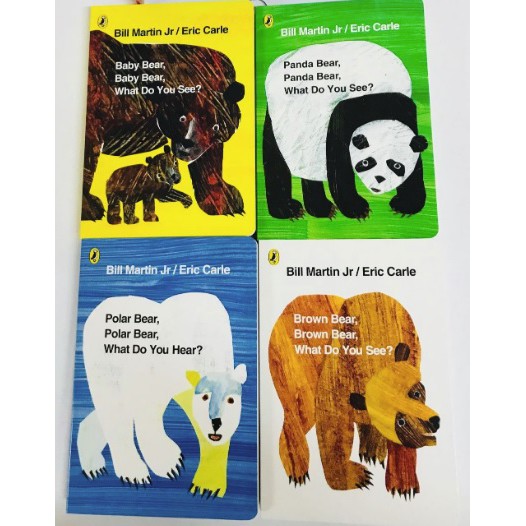 [4 Board Books] Eric Carle's Brown Bear Collection | Shopee Malaysia