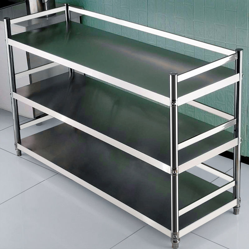 Stainless Steel Workbench Double-layer Three-storey Household Hotel ...