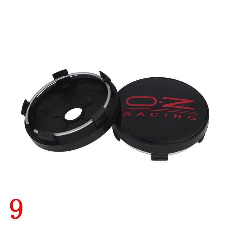 4pcs oz racing wheel covers cap 60/55mm clip oz logo emblem sticker ...