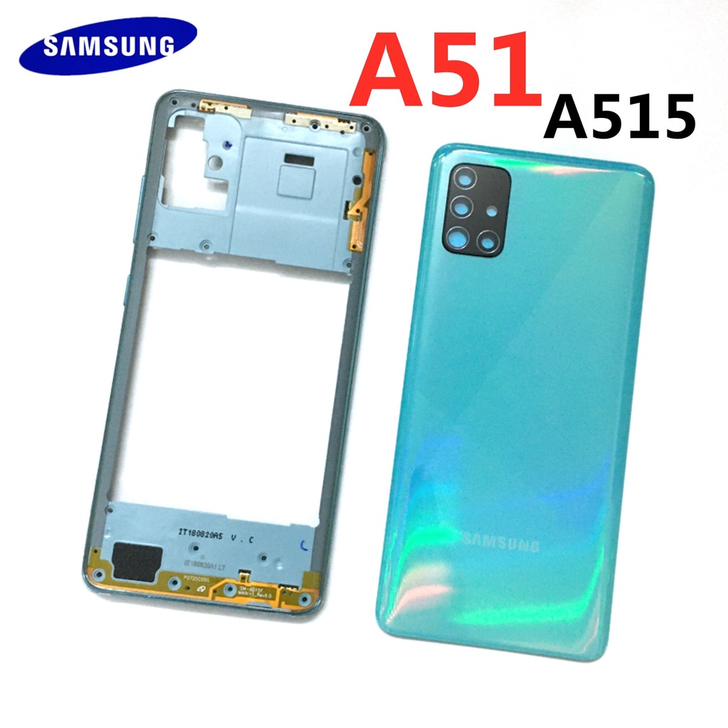 Samsung Galaxy A51 2020 A515F A515FN A515X A515 Original Phone Housing Chassis Middle Frame Back ...