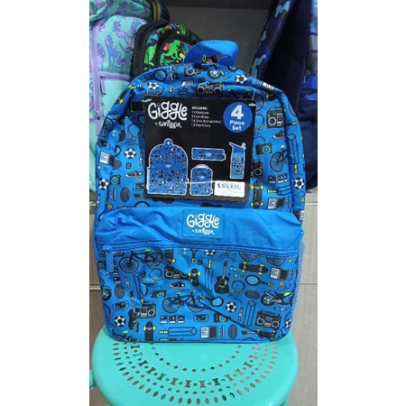 Smiggle backpack Giggle set Blue Guy | Shopee Malaysia