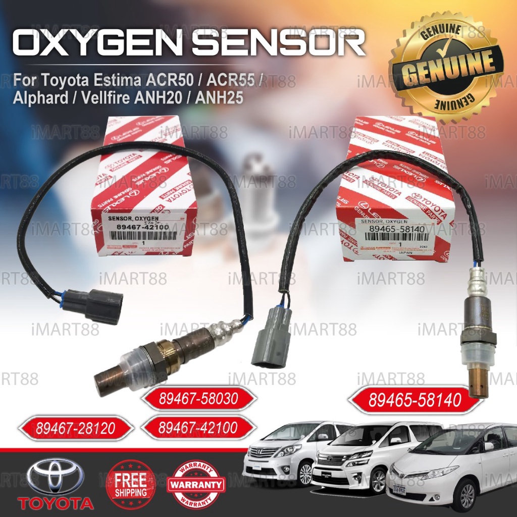 89467-28120 89465-58140 Original OXYGEN SENSOR TOYOTA ESTIMA ACR50 ...