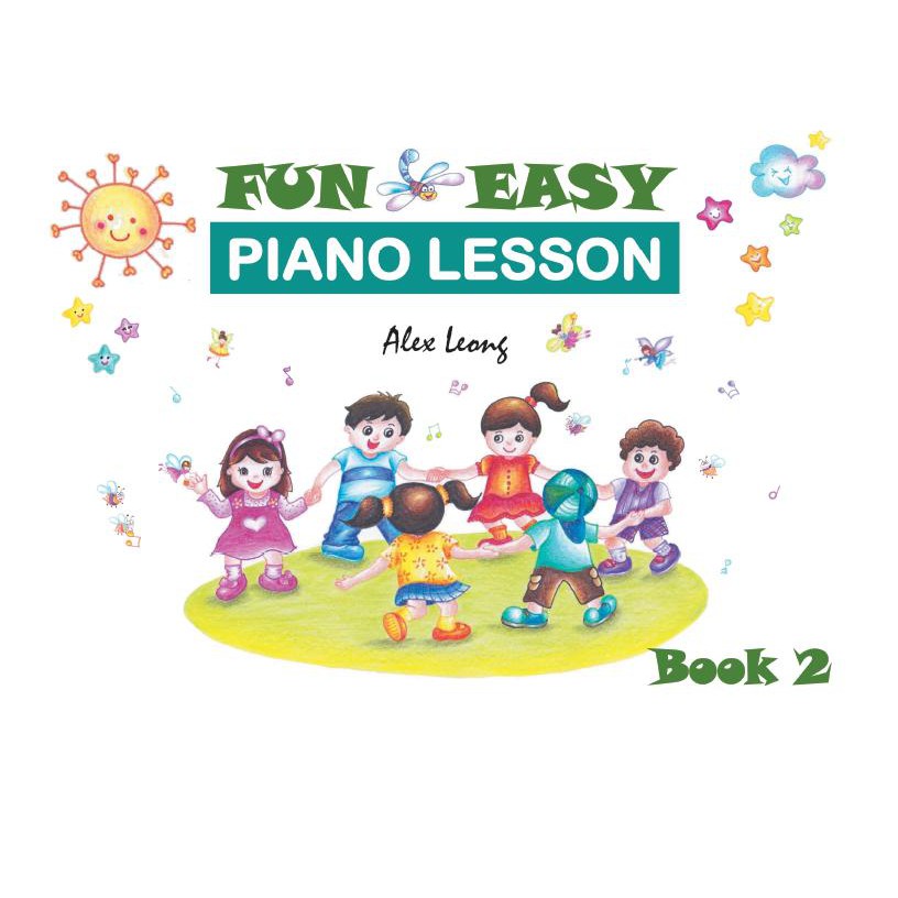 Fun & Easy Piano Lesson Book 2 For Music Beginners (4 years ~ 10 years ...