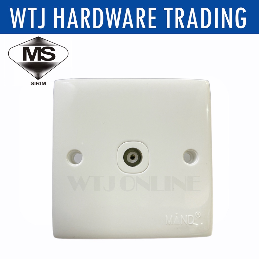 MIND TELEVISION SWITCH / TV socket / SIRIM JKR APPROVED / televisyen ...