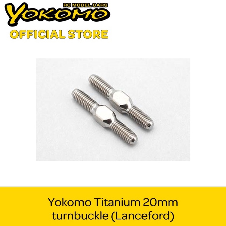 Yokomo Titanium 20mm turnbuckle (Lanceford) (ZC-tb20b) | Shopee Malaysia