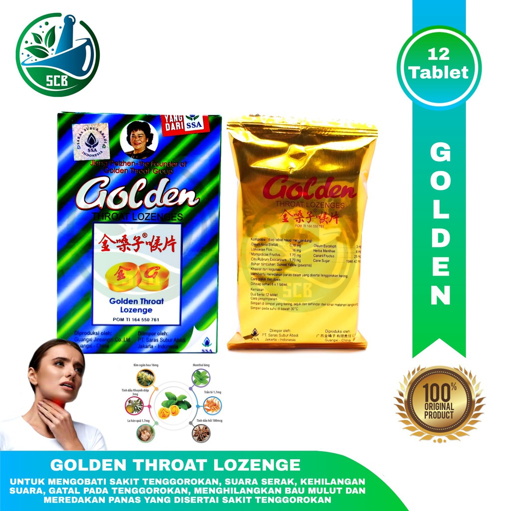 Golden Throat Lozenges - Sore Throat candy medicine | Shopee Malaysia