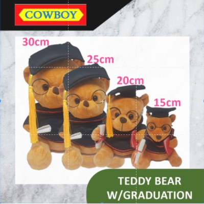 Teddy Bear Convocation convo Cotton 15cm/20cm/25cm/30c/ Graduation ...