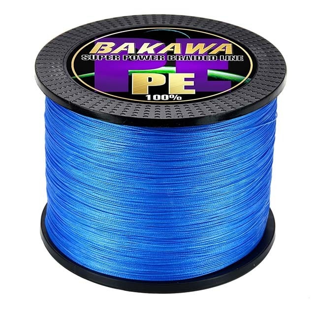 tali pancing benang BAKAWA 500M 300M 1000M 4/8 Strands Japan PE Braided Fishing Wire ...