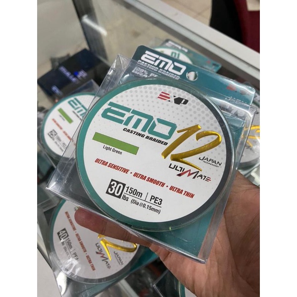 EMO 12 ULTIMATE JAPAN TECH BRAIDED LINE 150m | Shopee Malaysia