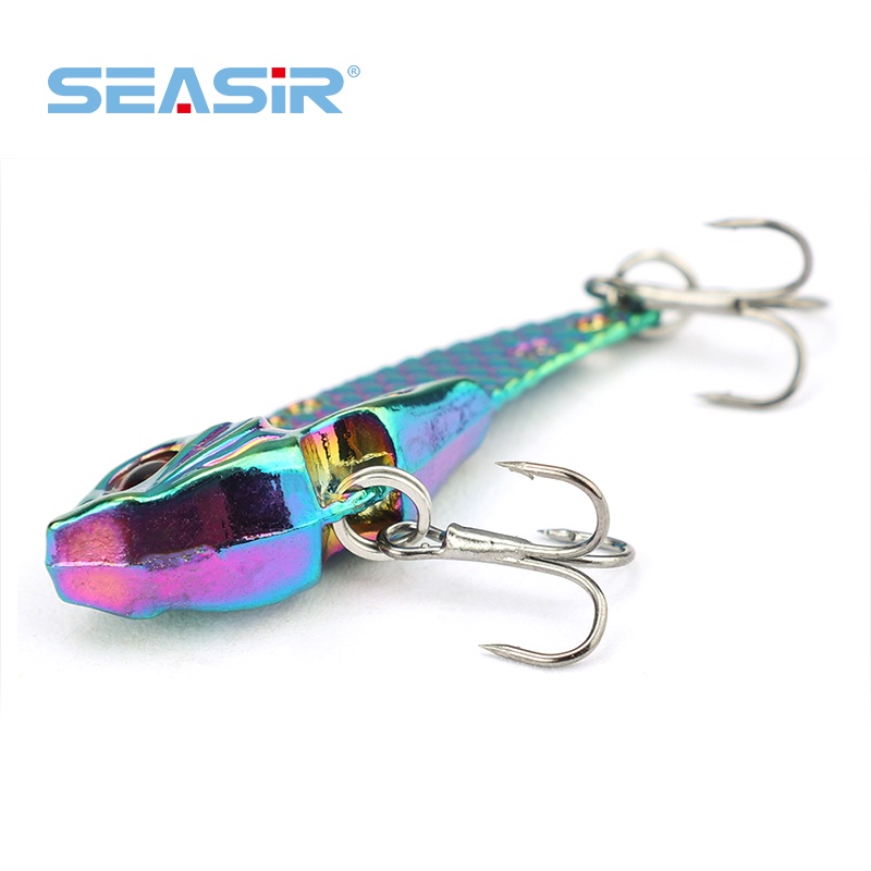 SEASIR Magic Dragon Colorful 3D Eyes Vib Lures BKK Hook Long Throw ...