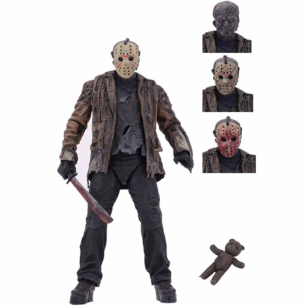 NECA Horror Freddy VS Jason Action Figure 7" Jason Voorhees Deluxe Toy ...