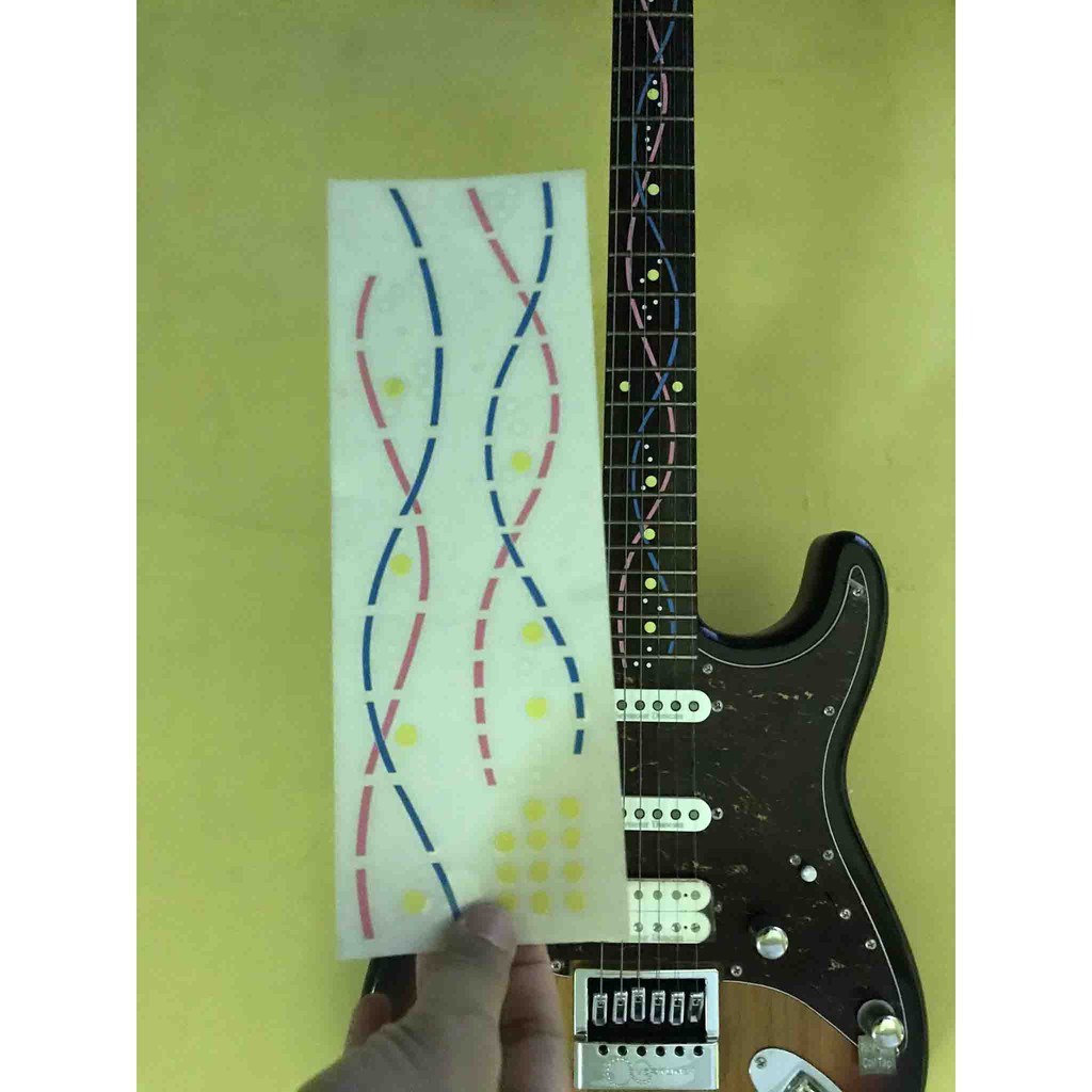 Dna Lines Inlay Sticker Ibanez Steve Vai Jem 2 K Swirl Fingerboard ...