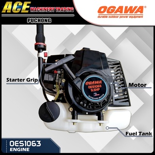 [ 100% Original ] OGAWA Boat Engine OES1063 Outboard Motor 63 CC 3.5Hp ...