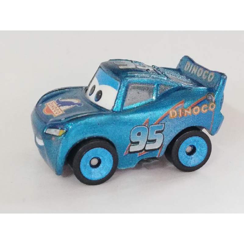 LSBB Disney Pixar Cars Mini Racers Dinoco Metallic Blue LMQ McQueen ...