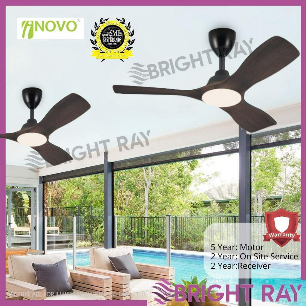 INOVO POLO 42" LED 3 Colour Light DC Motor Remote 8 Speed Ceiling Fan ...