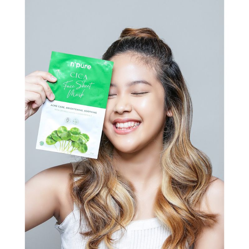 Npure Centella Asiatica Sheet Mask | Shopee Malaysia