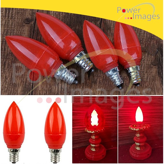 Altar Red Bulb Mentol Altar Sembahyang Chili Red LED Bulb E12 E14 (2 ...