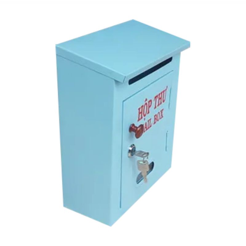 Suggestion box (light blue) size (22 x10 x 28cm) | Shopee Malaysia