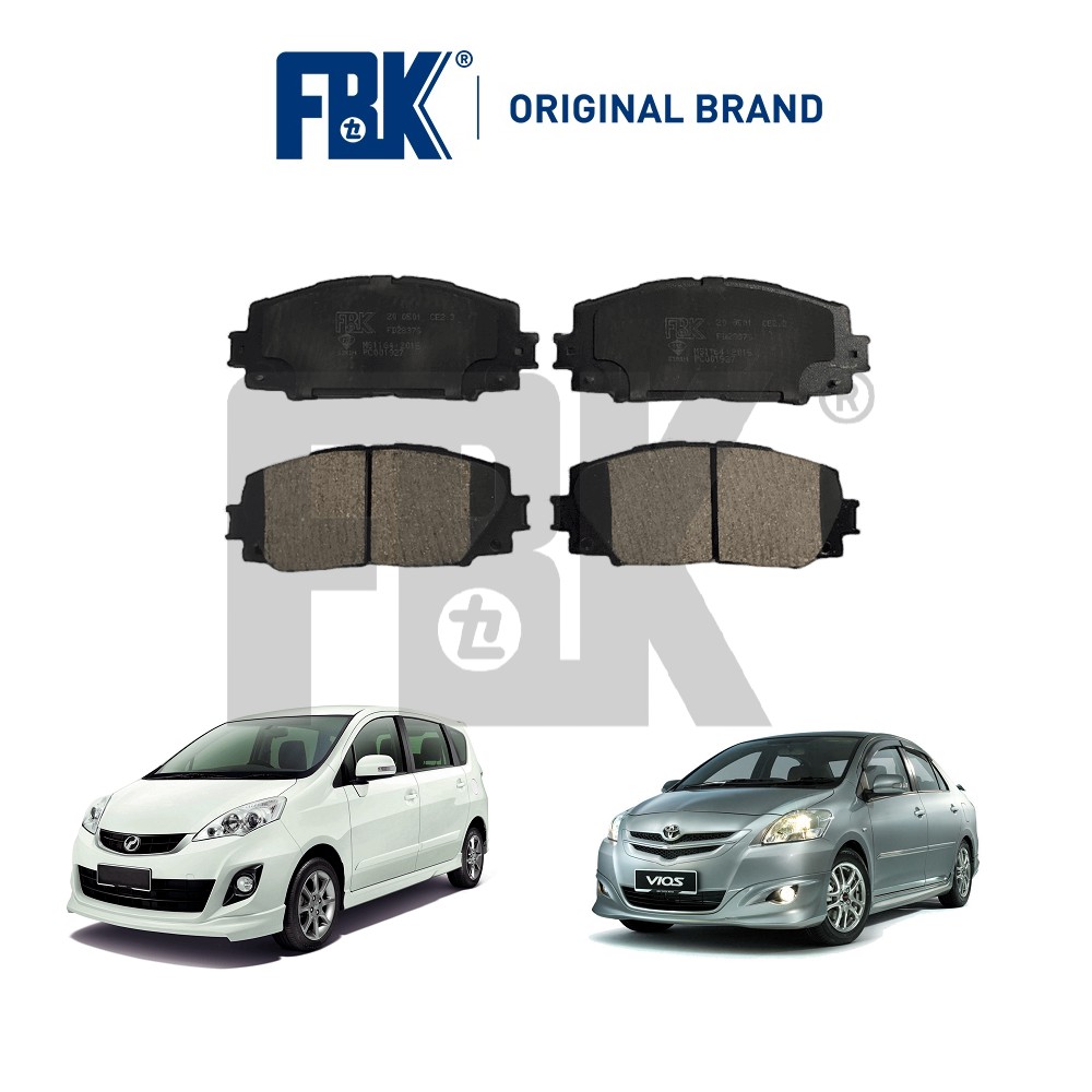 FBK Disc Brake Pad Front - Perodua Alza 2014- Vios NCP93 E/J Prius ...