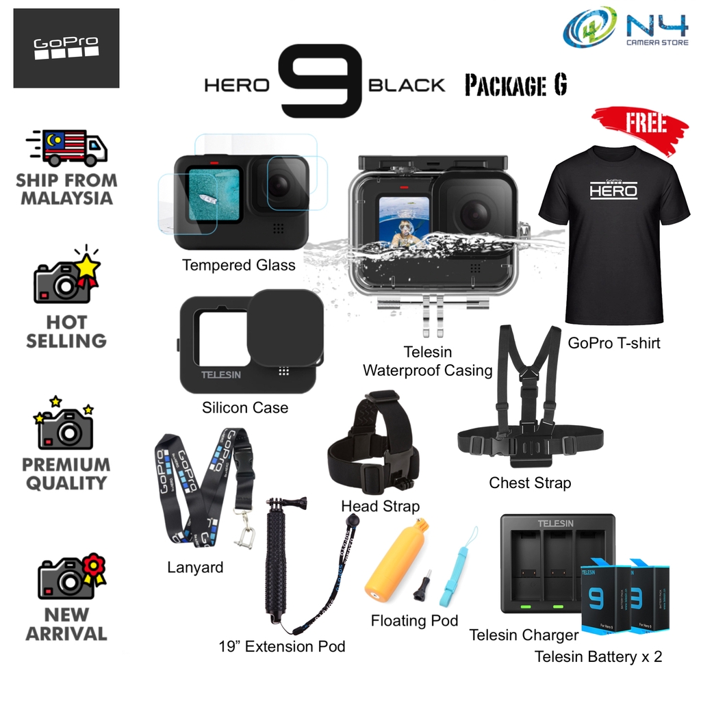 Gopro Hero 12 / Hero11 / Hero 10 / Hero 9 Accessories Bundle Kit ...
