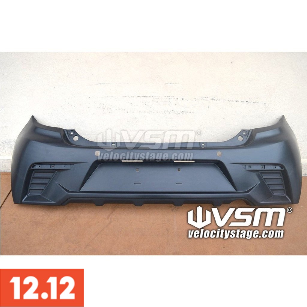 Perodua Axia Advance SE rear bumper belakang 2014 High Quality | Shopee ...