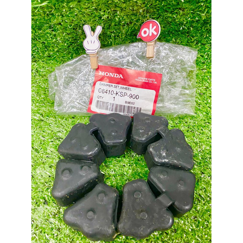 HONDA RS150R HUB RUBBER GETAH SET (100% ORIGINAL BOON SIEW HONDA) 06410 ...