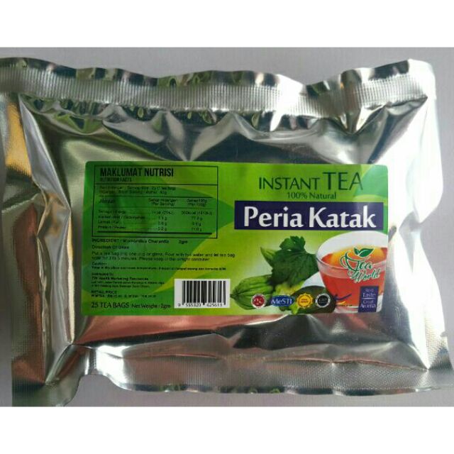 Teh Uncang Peria Katak TEA WORLD 50g (loose pack) | Shopee Malaysia