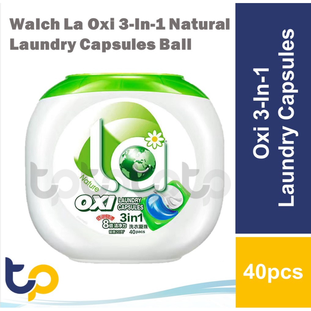 WALCH Fresh HY 4 In 1 Laundry Capsules/9X Antiseptic / LA 4 In 1 ...
