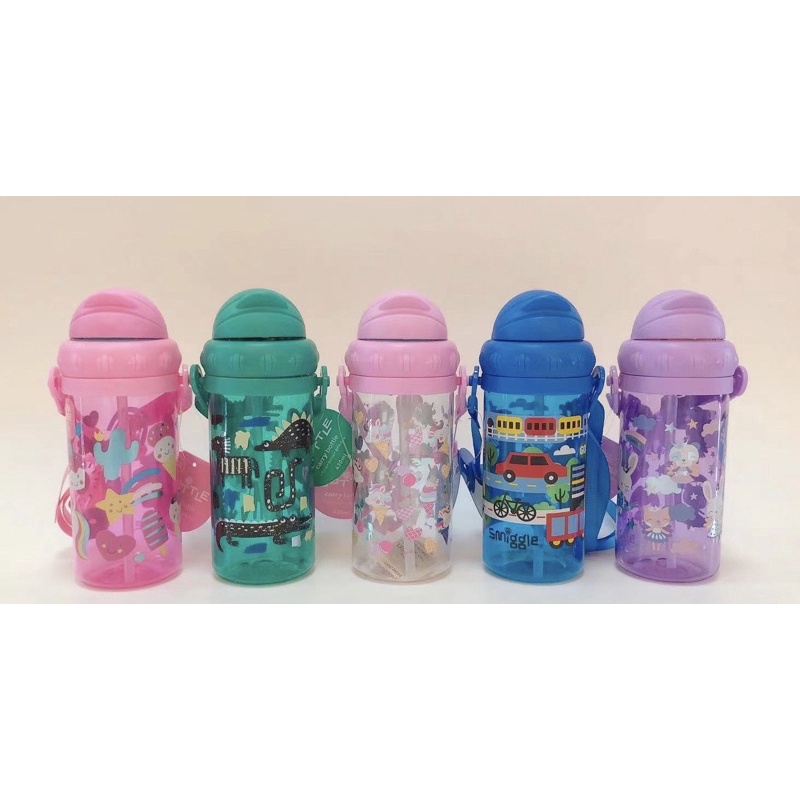 Smiggle Kids drinking bottle Kids botol Spiderman Elsa baby botol air ...