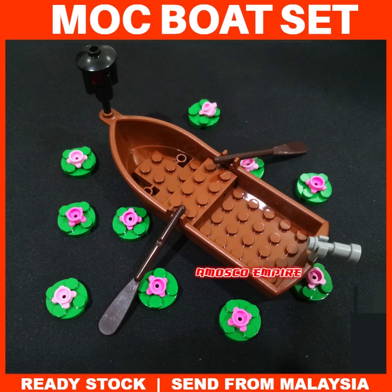 BOAT SET PARTS FOR MINIFIGURES SAMPAN LEGO ROWBOAT | Shopee Malaysia