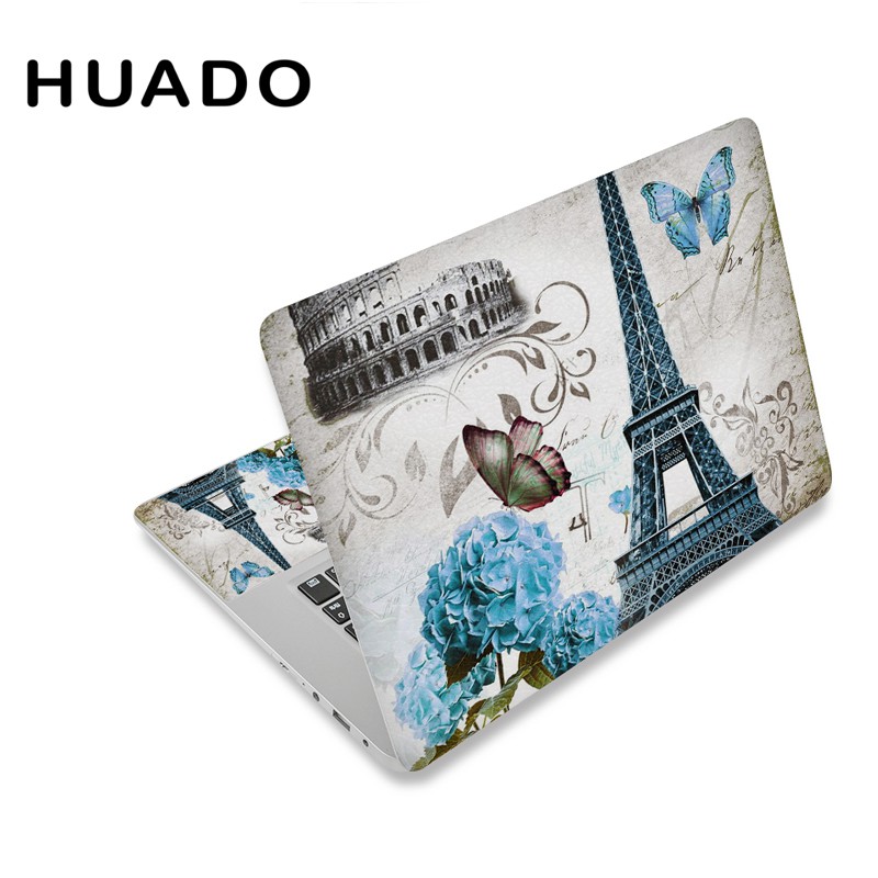 Eiffel Tower laptop skin Eiffel Tower Reusable laptop skin 13.3 14 17.3 ...