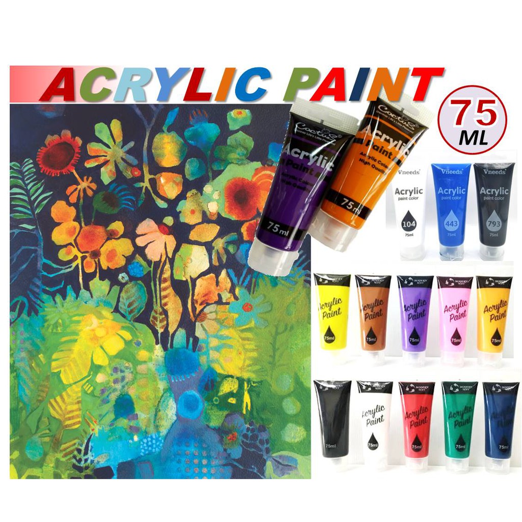 Acrylic Paint Color 75 ml Ariston Modern Vneeds Cactus Mix Brands Warna ...