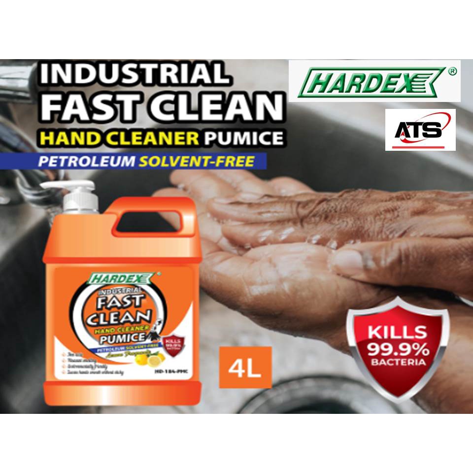 HARDEX Industrial Fast Clean Hand Cleaner Pumice - 4L - HD-184-PMC ...