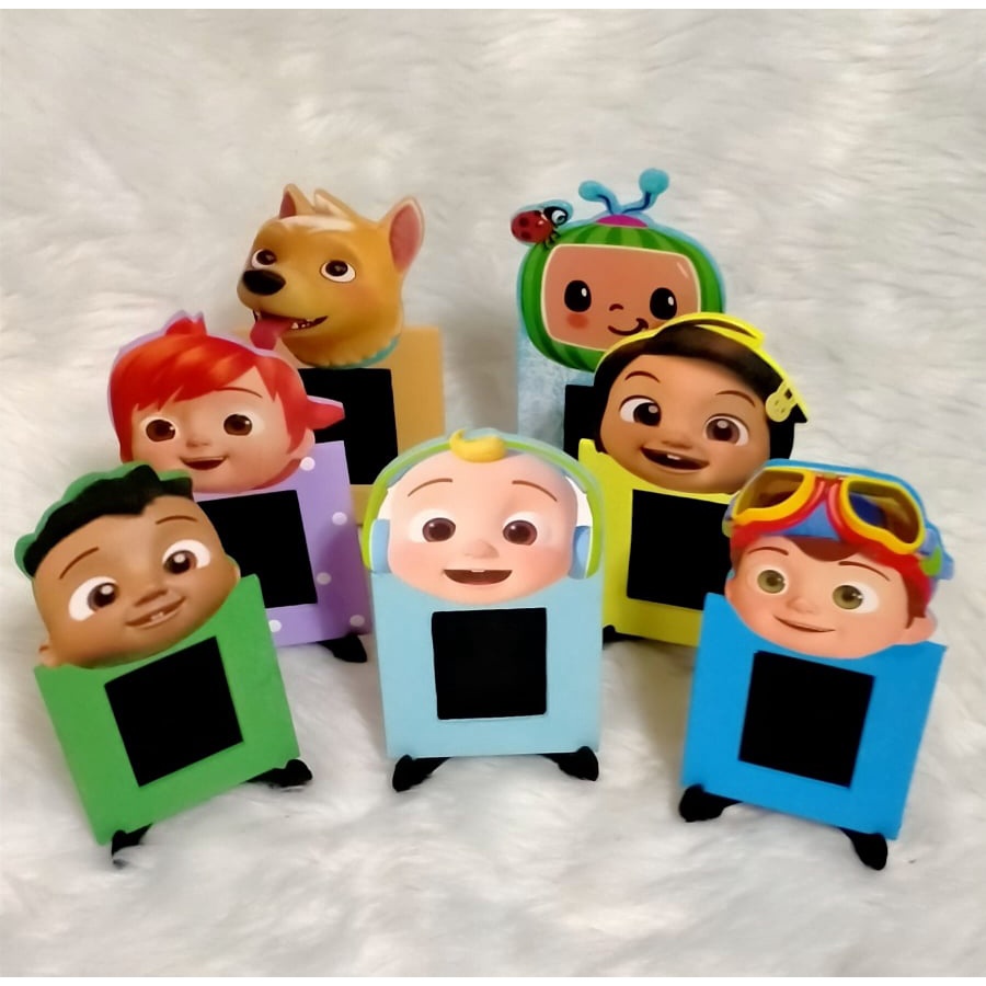 COCOMELON THEME MAGNETIC FRAME WITH STAND 7 PCS. PER SET | Shopee Malaysia