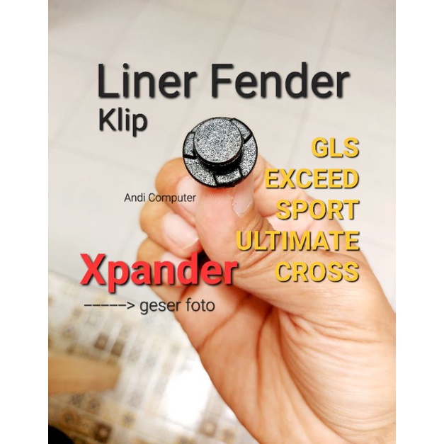 Clip Rivet Fender Liner Xpander expander GLS Exceed Sport Ultimate ...