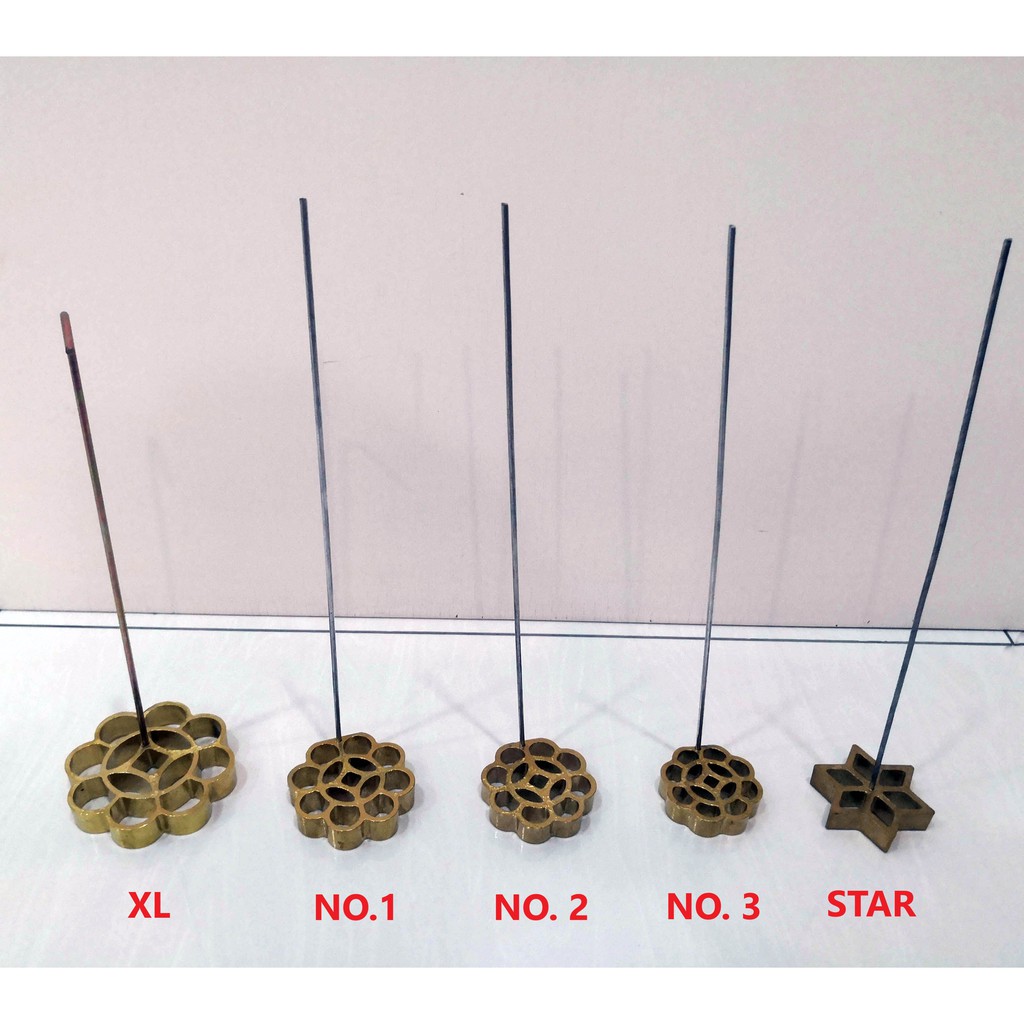 Acuan Kuih Loyang Tembaga Kuih Goyang Honeycomb Biscuit Mould Baking ...